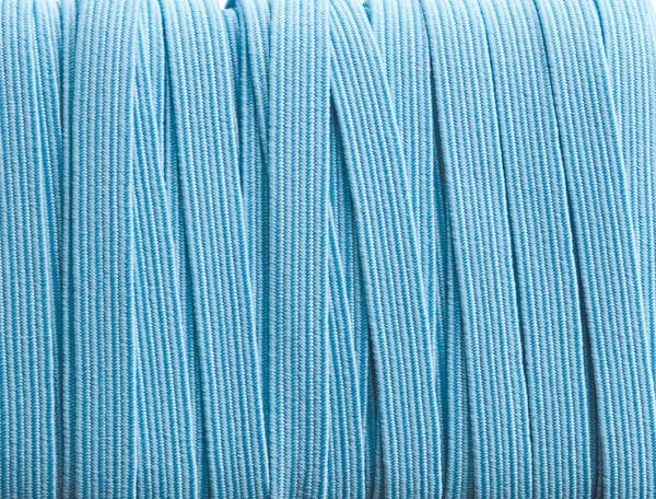 1/4 inch Elastic Columbia Blue Elastic - TinkerCrafts